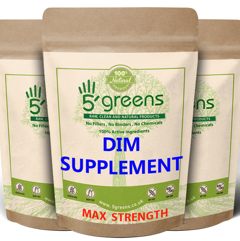 Diindolylmethane Dim Supplement 500mg Vegan Capsules – 5greens