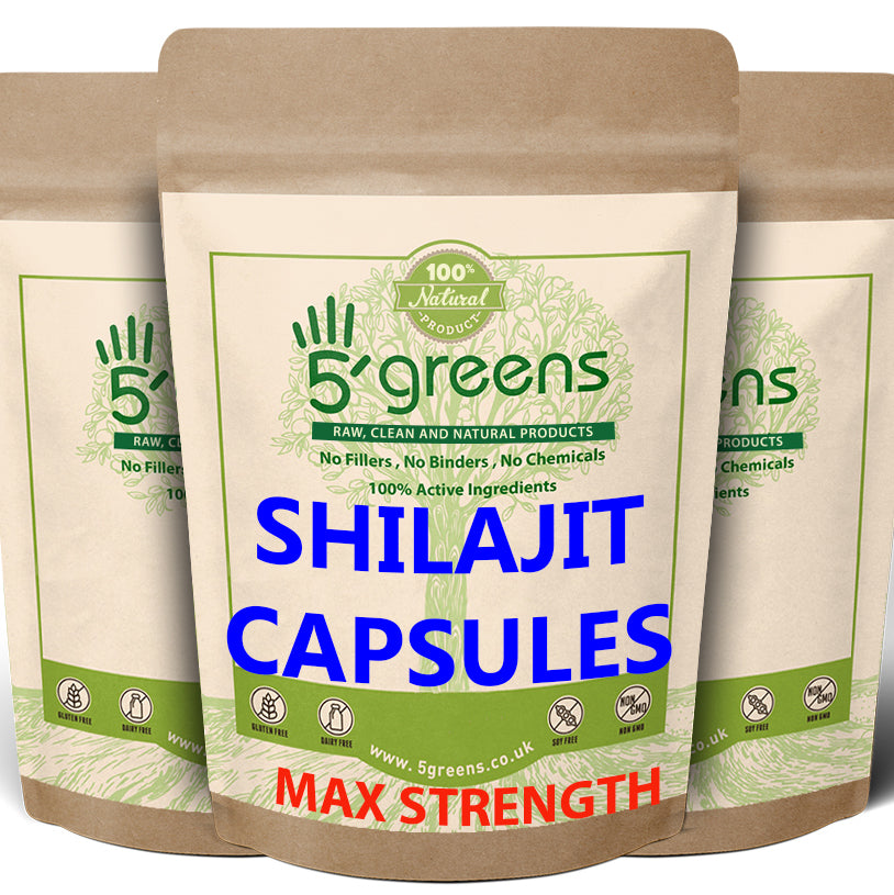Shilajit Extract Capsules 6000mg – 5greens
